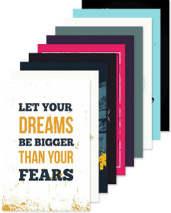 Quote and Motivational Poster Set of 10 (Size 45 x 30 cm )d63 Paper ...