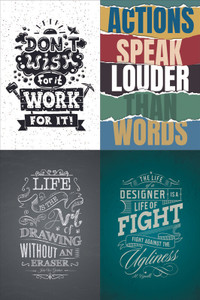Words of Wisdom: Inspirational Quotes Poster Gallery With UV Coated For ...
