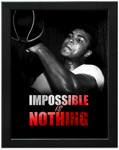 The Great Muhammad Ali Motivational and Inspirational Quote Poster with ...