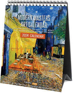 2024 Desk Calendar - Art by Modern Masters Paper Print - Art ...