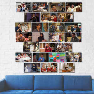 Friends TV SERIES WALL DECOR | PACK OF 50 wall collage kit |wall poster ...