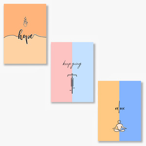 HIGH QUALITY A4 SIZE MOTIVATIONAL MINIMAL ART POSTERS 210 GSM FOR HOME ...