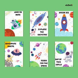 6 Outer Space Posters for Study Rooms – Fun and Educational for Kids ...