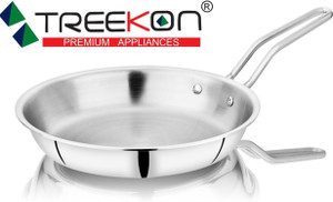 TREEKON TRYPLY FRY PAN 24 CM Fry Pan 24 cm diameter with Lid 1.2 L capacity Price in India - Buy ...