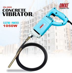 OMXE 1050W Electric Concrete Vibrator with 1.5m Shaft Air Removal Heavy Duty OP-VBR Pistol Grip ...