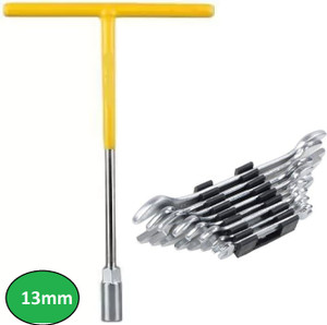 Airfit T Shape Spanner 13mm Single Sided with open and wrench Tools Power & Hand Tool Kit Price ...