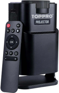 TOPPRO HY320 Mini 4K Support Native HD Android 11 WiFi 6/BT 5.0 Freestyle Auto Keystone (5000 lm ...