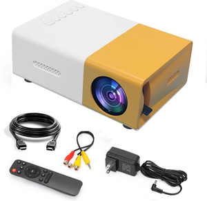 netpaa YG300 Mini Projector for Home Cinema Theater (600 lm / Remote Controller) Portable ...