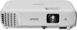 Epson EB-E01 XGA Projector Brightness: 3300lm with HDMI Port (White) (3300 lm) Portable ...