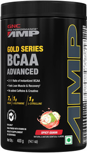 GNC PRO PERFORMANCE AMP GOLD SERIES BCAA 400 GM (SPICY GUAVA) BCAA Price in India - Buy GNC PRO ...