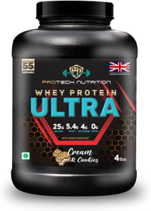 Protech Nutrition 4lbs Isolate Whey Protein Certified & 100%Authentic Supplement Powder Sugar ...