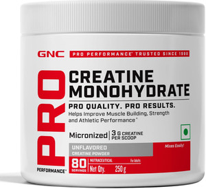 GNC PRO PERFORMANCE CREATINE MONOHYDRATE 250GM (UNFLAVOURED) Creatine Price in India - Buy GNC ...