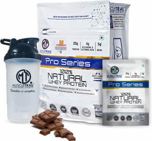 Muscle Trail Pro Series |50 Pouches |Low carb & Fat |Shaker Inside |25g 100% Nautural Whey ...