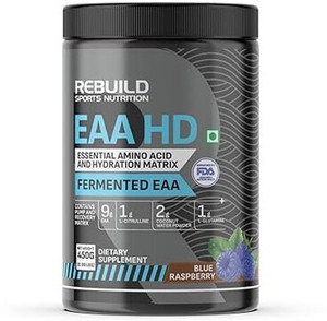REBUILD SPORTS NUTRITION "Premium Fermented EAA HD: 30 Servings for Enhanced Performance" EAA ...