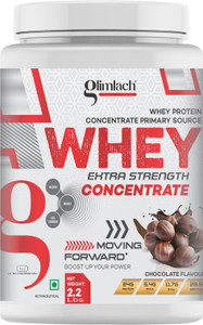 GLIMLACH Whey Extra Strength Concentrate Muscle Gain, Strength, Muscle Recovery Whey Protein ...