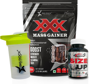 BIG ROCK NUTRITION SizeUp Mass Gain Formula, Shaker and XXX Weight Gainers/Mass Gainers Price in ...