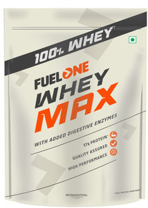 FUELONE Whey Protein Max, 27g Protein, 5.96g BCAAs Whey Protein Price in India - Buy FUELONE ...