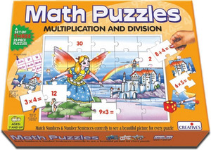 Creative Educational Aids Math Puzzles - Multiplication and Division ...
