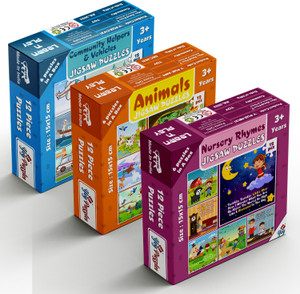 Yey Animals, Nursery Rhymes and Community Helpers Jigsaw Puzzles for ...