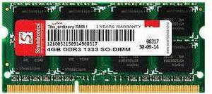 simtronics 1333 DDR3 4 GB (Single Channel) Laptop (Ram 4Gb DDR3 Laptop 1333 MHZ) - simtronics ...