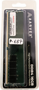AARVEX DDR4 DDR4 16 GB (Dual Channel) Laptop, PC (DESKTOP RAM 16GB DDR4 2666 MHz) - AARVEX ...