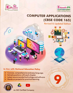 {Edusoft} Computer Application CBSE Code-165, Class - 9 | Revised & Updated Edition 2025 |: Buy ...
