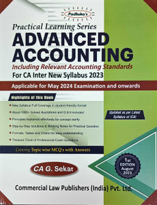 Paduka's Practical Learning Series Advanced Accounting Including Relevant Accounting Standards ...