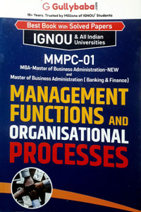 MMPC-01 Management Functions And Organisational Processes: Buy MMPC-01 Management Functions And ...