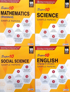 Full Marks Super 10 Combo CBSE Class 10 Mathematics + Science + Social Science + English ...