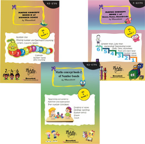 Ukg Math Book Set Cbse / Icse | Activity Books Of Number Sense| Book Of ...