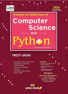 Computer Science With Python: Textbook For CBSE Class 11 (2023-24 Examination): Buy Computer ...