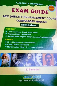 Calcutta University Exam Guide Aec (Ability Enhancement Cours Compulsory English Semester-1: Buy ...