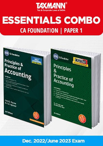 ESSENTIALS COMBO | CA Foundation Dec. 2022/June 2023 Exams – Paper 1 | Principles & Practice Of ...