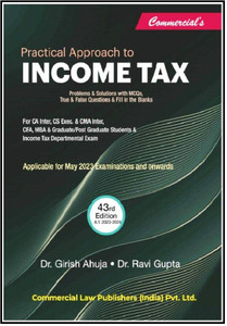 Commercial CA Inter Practical Approach To Income Tax Problems & Solutions By New Syllabus By Dr ...