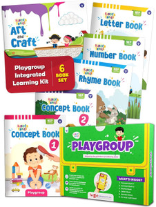 Kinder Trails | Playgroup Learning Kit For Kids | Age 2 To 3 Years | Art And Craft, Letter ...