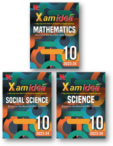 Xam Idea Mathematics , Social Science & Science [3-Books Set ]Class 10th Book | CBSE Board ...