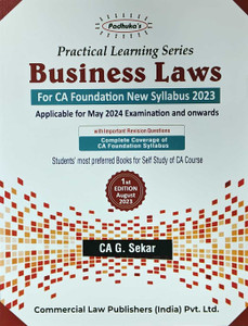 Paduka's Practical Learning Series Business Law For CA- Foundation New Syllabus Applicable FOr ...