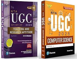 Pearson NTA UGC NET 2025 Paper 1 By KVS Madaan (English) +Paper 2 Computer Science (Edition ...