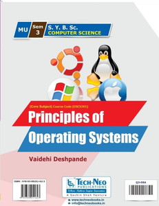 Principles Of Operating Systems For MU Sem 3 S. Y. B.Sc.Computer Science Course Code :(USCS301 ...