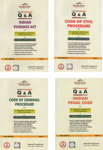 Samarth Agarwal Questions & Answers Series Combo Of 4 Books Code Of Civil Procedure, Indian ...