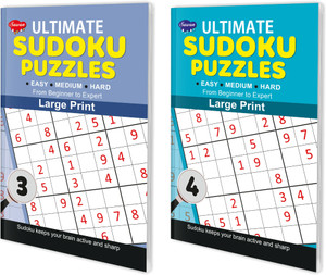 Ultimate Sudoku Puzzles - 3 And 4 Book For Kids : Children Learning Book, Sudoku Book For Kids ...