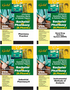 BACHELOR OF PHARMACY(B.PHARM.) SEVENTH SEMESTER UNITWISE QUESTION BANK AND SOLVED PAPERS.( SET ...