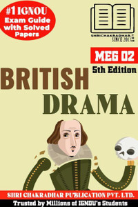 IGNOU MEG 2 Previous Year Solved Question Paper British Drama (June 2021) IGNOU MEG IGNOU MA ...