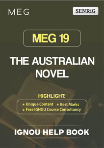 IGNOU MEG 19 THE AUSTRALIAN NOVEL Help Book IGNOU MEG 19 Important Question With Answer IGNOU ...