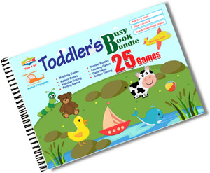 OMNY Toddler Activity Binder For Kids, Early Learning Bundle Book ...