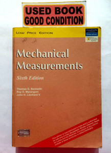 Mechanical Measurements (Old Book): Buy Mechanical Measurements (Old Book) by THOMAS G. BECKWITH ...