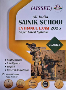 ( AISSEE )All India Sainik School Guide Book Class 6 For Entrance Exam 2025 English Medium: Buy ...