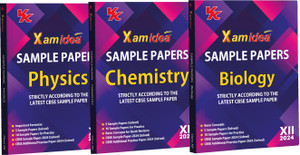 Xam Idea Sample Papers Simplified Bundle Set Of 3 Books (Physics, Chemistry, Biology) Class 12 ...