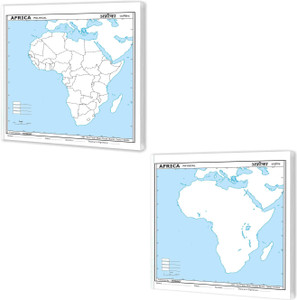 SMALL - 100 AFRICA POLITICAL OUTLINE MAP FOR SCHOOL And SMALL - 100 ...