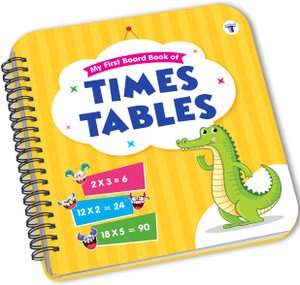 My First Board Book Of Time Tables | Multiplication Tables From 1 - 20 ...